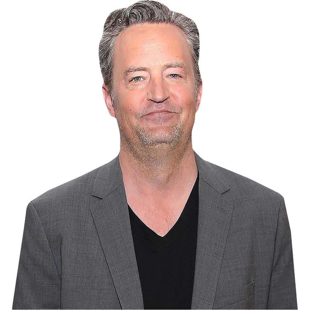 Matthew Perry (Grey Jacket) Buddy - Torso Up Cutout - Celebrity Cutouts
