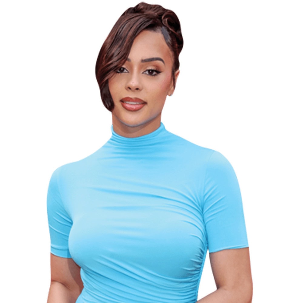 Kristy Sarah Scott (Blue) Buddy - Torso Up Cutout - Celebrity Cutouts