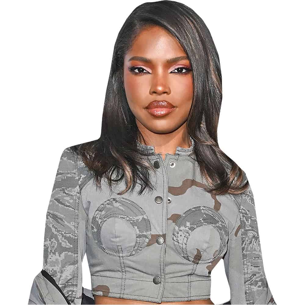 Ryan Destiny (Grey Outfit) Buddy - Torso Up Cutout - Celebrity Cutouts