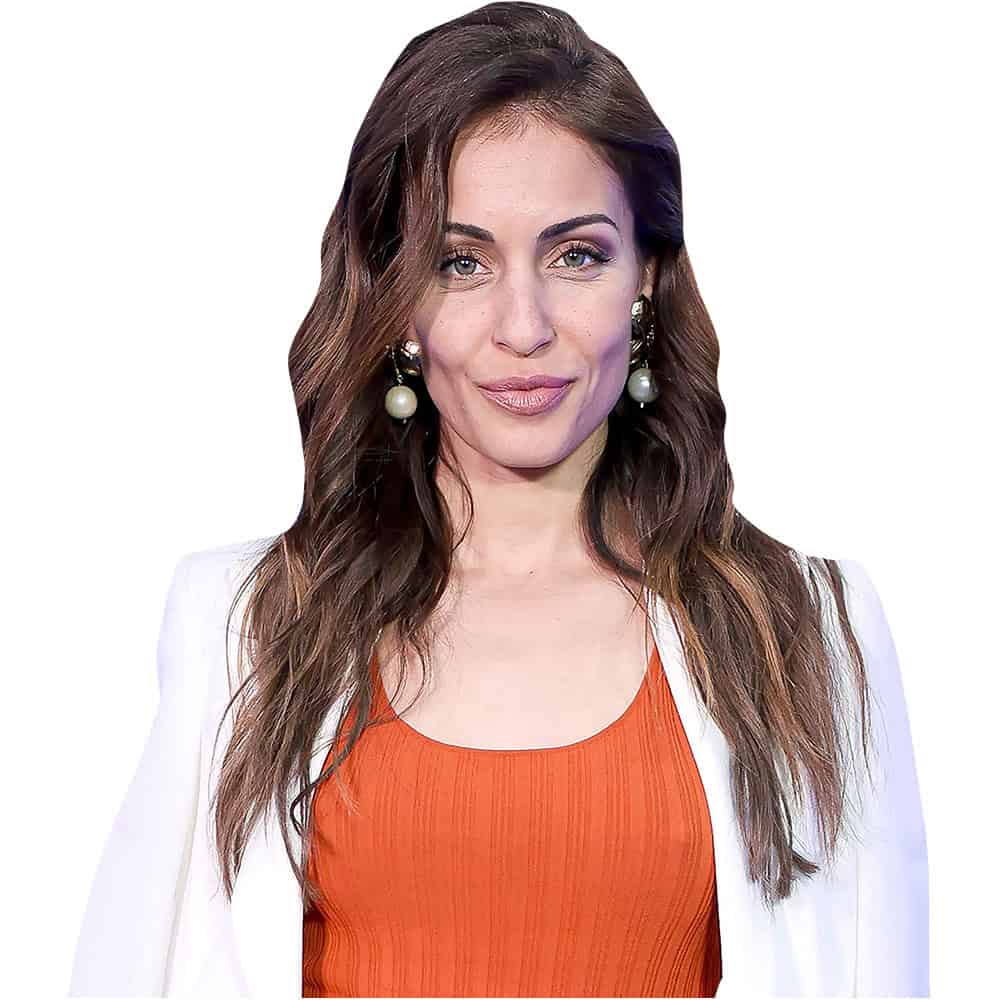 Hiba Abouk (Orange Dress) Buddy - Torso Up Cutout - Celebrity Cutouts