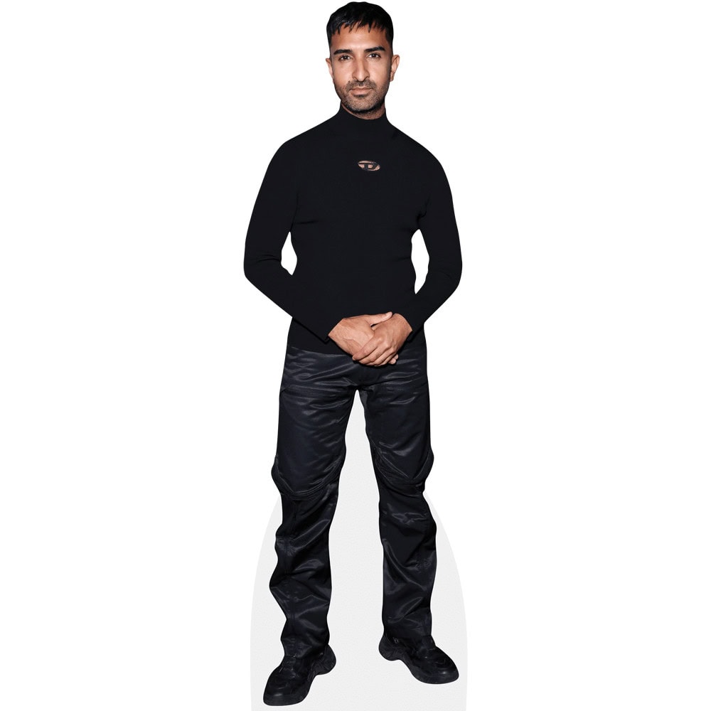 Parth Thakerar (Black Outfit) Cardboard Cutout - Celebrity Cutouts